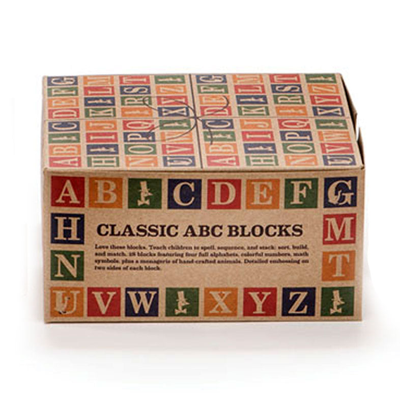 Classic Wooden Abc Blocks