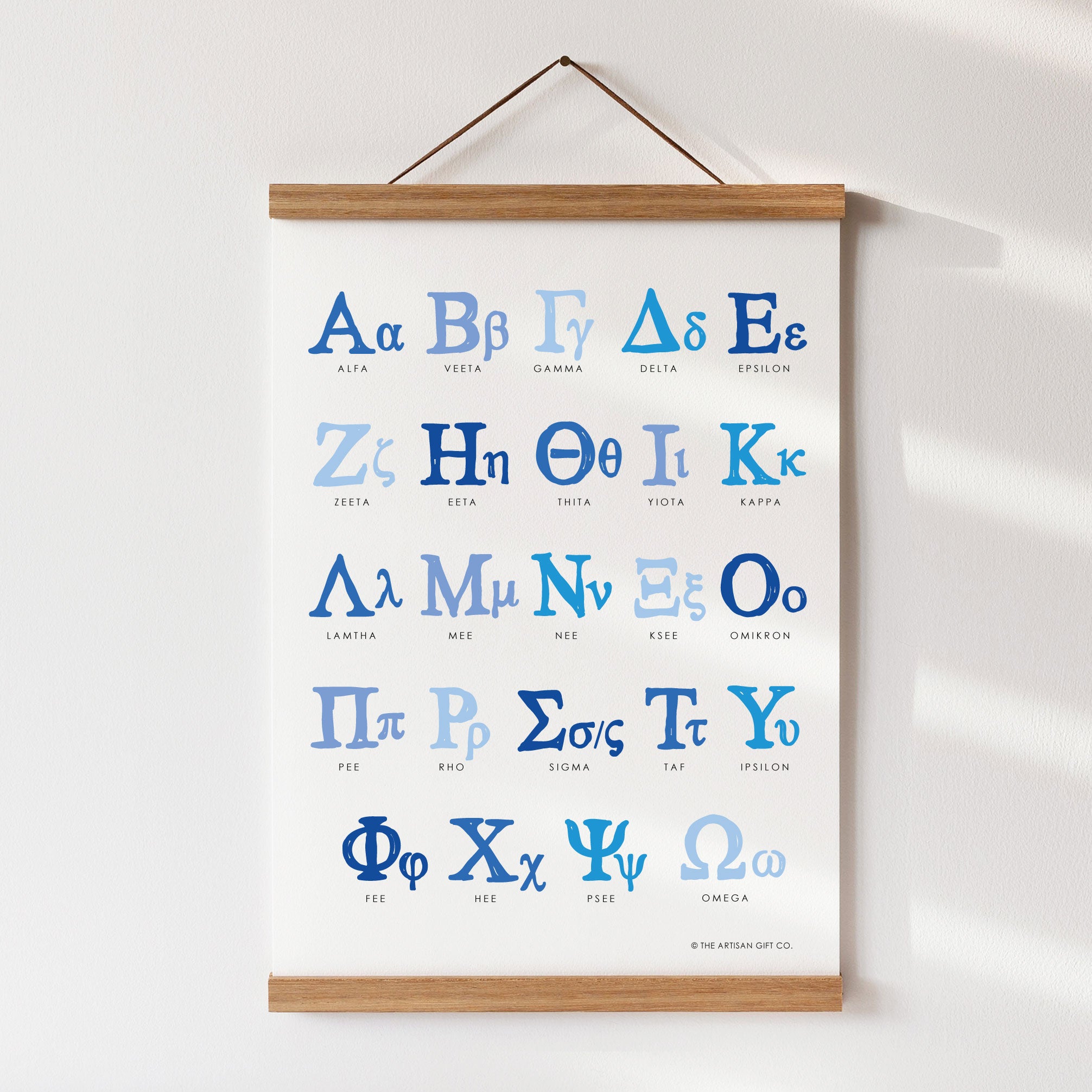 Greek ABC Poster with Lowercase | High Quality Prints – The Artisan ...