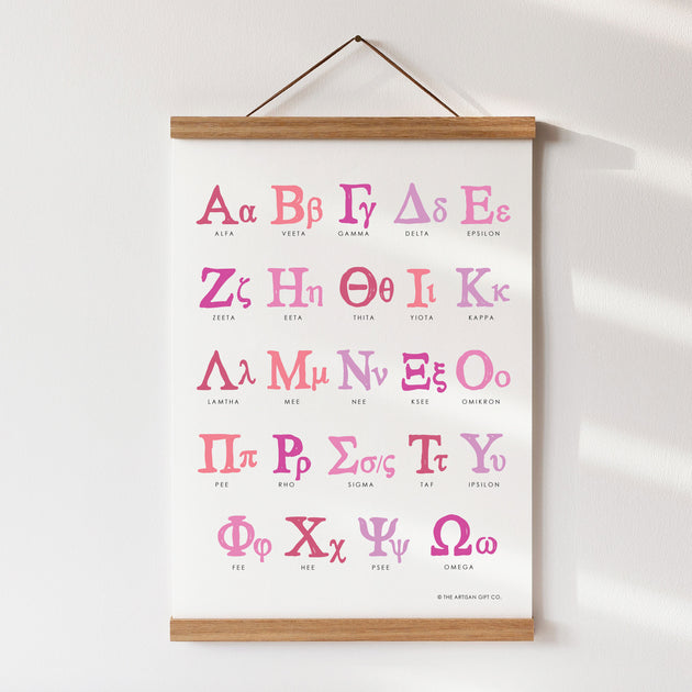 Greek ABC Poster with Lowercase | High Quality Prints – The Artisan ...