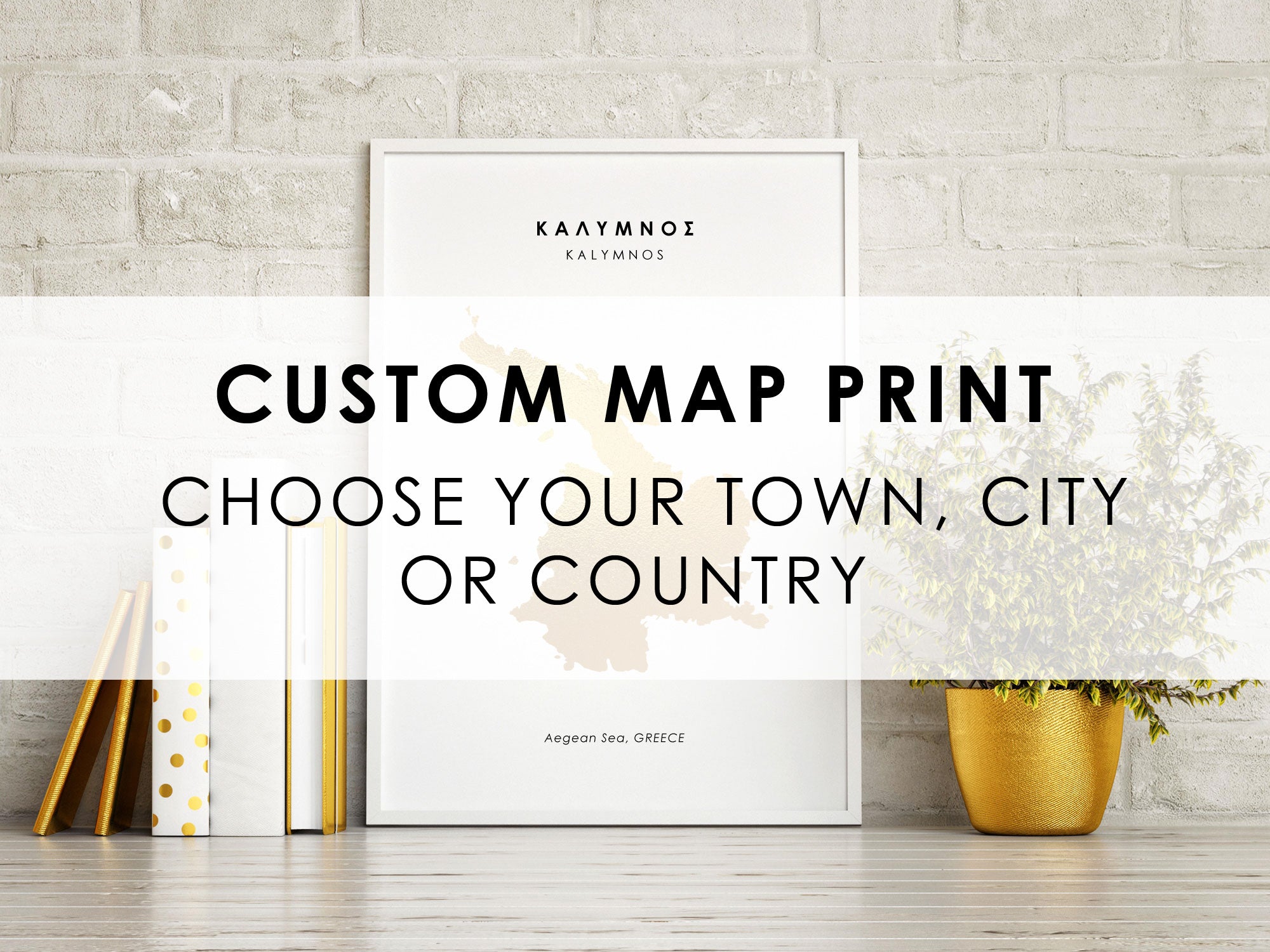 Custom Map Art Print | Handmade Foil Prints – The Artisan Gift Co.
