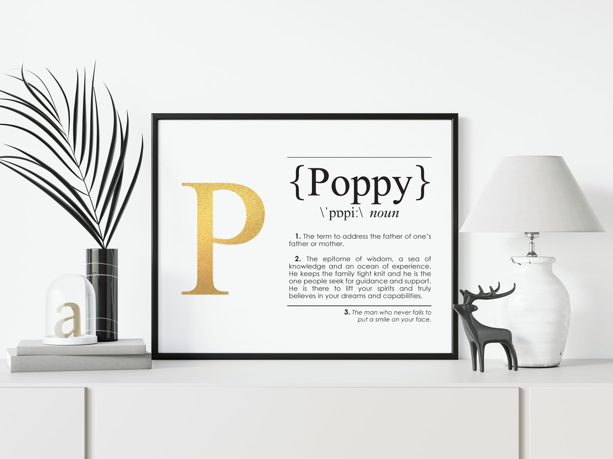 POPPY Definition Art Print | Customise the print to what YOU call ...